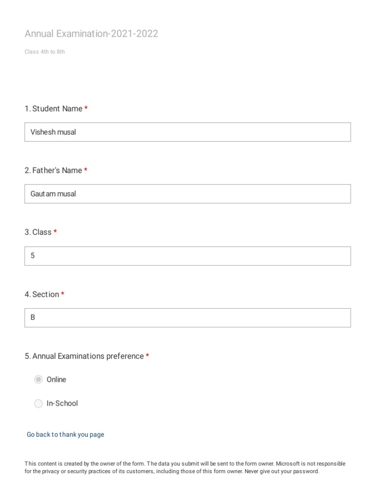 Annual Examination 2021 2022 | PDF