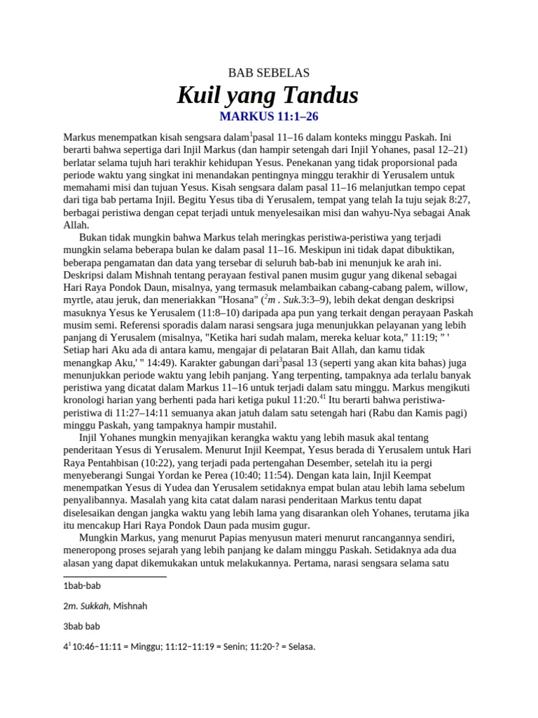 Yesus dan Kuil di Yerusalem | PDF
