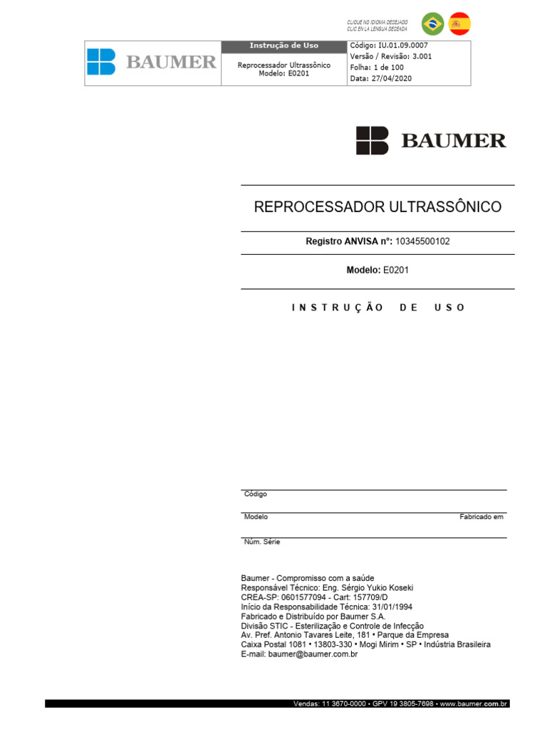 Reprocessador Ultrassonico2020 MU | PDF | Custo | Desperdício