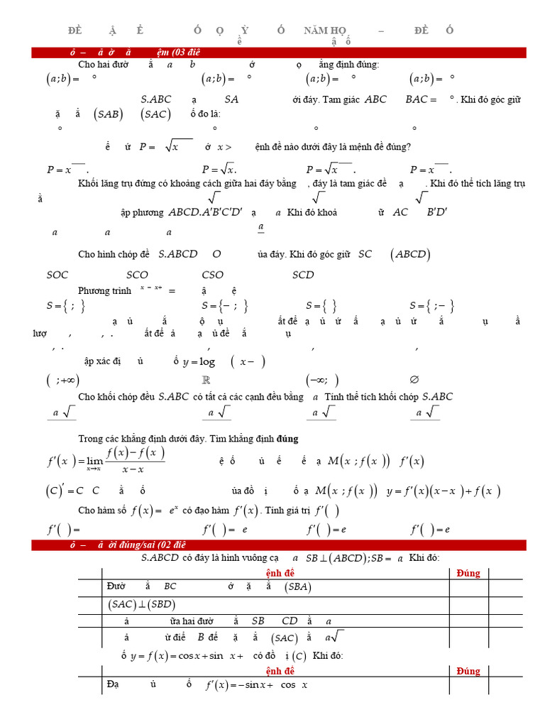 HS-11-CK2-ĐỀ 04 | PDF