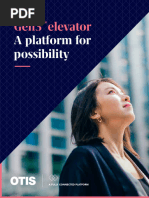 Otis One Brochure WHQ en 0118 Letter | PDF | Internet Of Things | Elevator