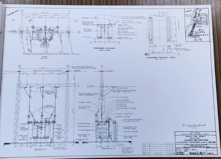 Power Transformer Drawings 3 | PDF