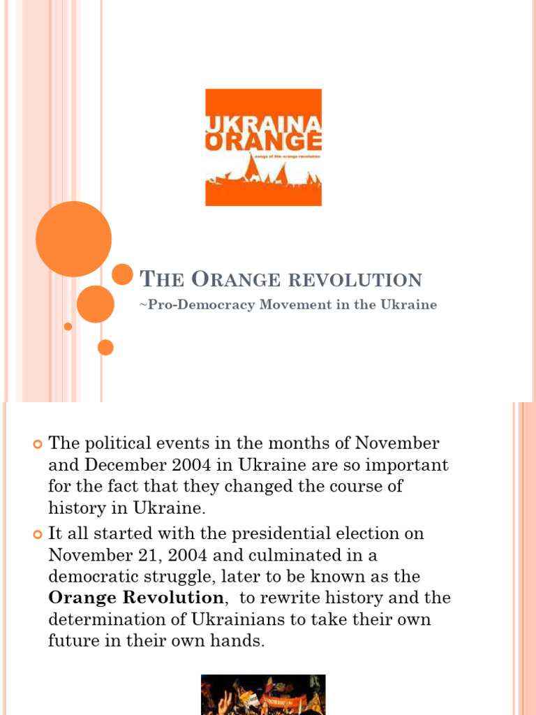 The Orange Revolution | PDF | Elections | Accountability