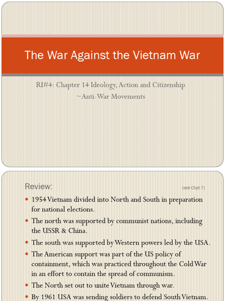 The War Against The Vietnam War | PDF | Lyndon B. Johnson | Containment