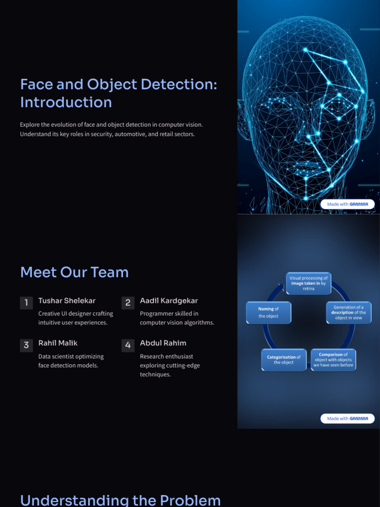Face And Object Detection Introduction Pdf Computer Vision Artificial Intelligence