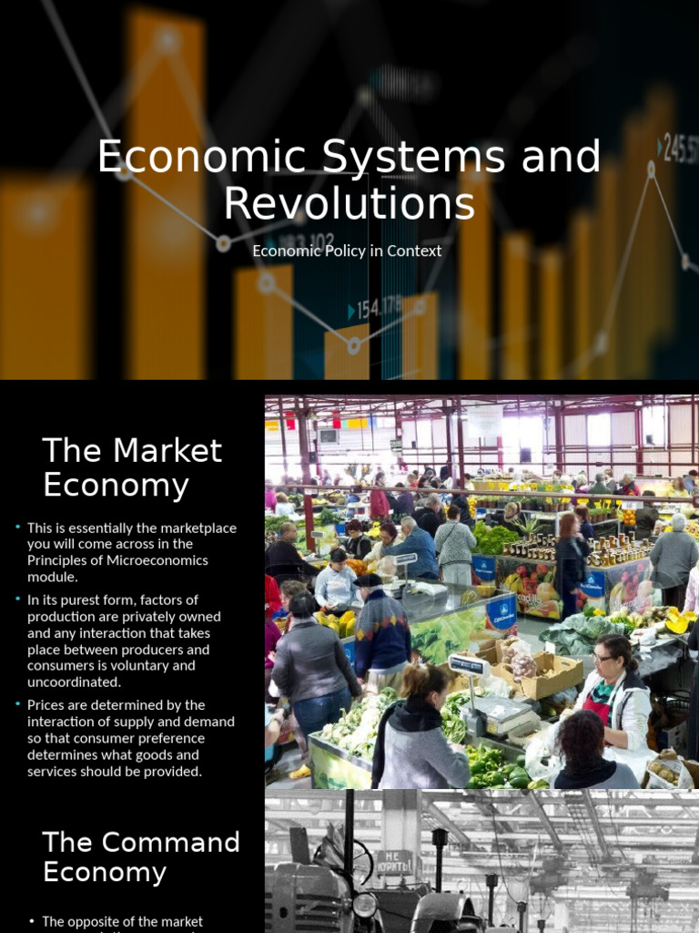 Economic Systems and Revolutions | PDF | Agriculture | Market (Economics)