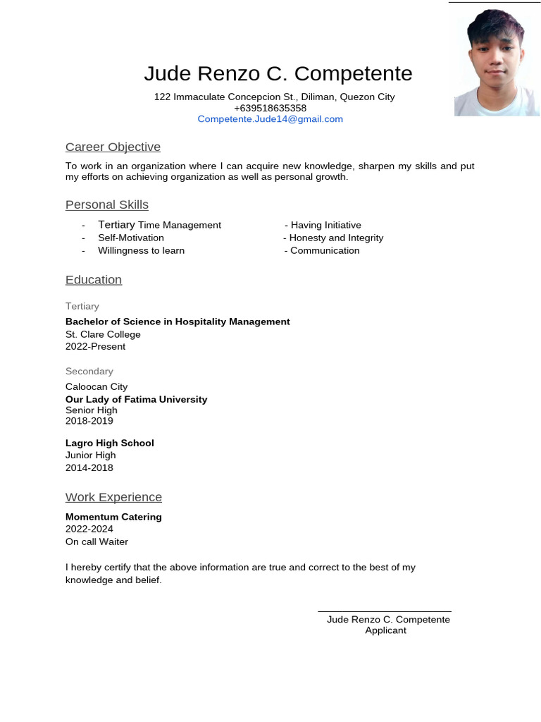 Cv-Competente 2 | PDF
