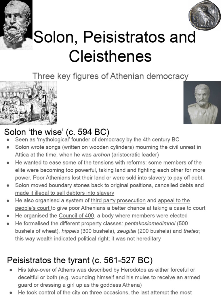 Cleisthenes: Architect of Athenian Democracy | PDF | Athens | Ancient ...