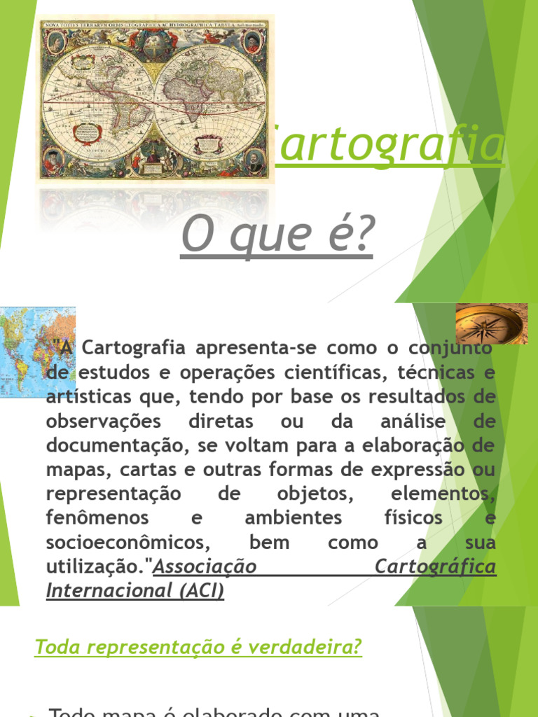 Noções de Cartografia e Espaço | PDF | Cartografia | Geografia