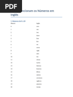 Como Ler Números Decimais em Inglês | PDF | Decimal | Língua inglesa