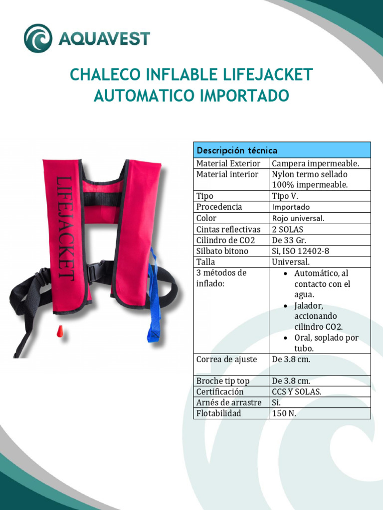 Lifejacket Automatico | PDF