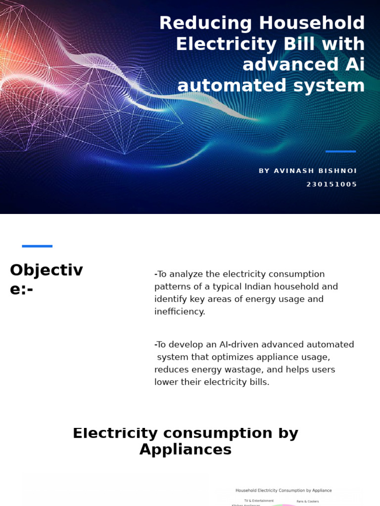 Best PPT For Electric Bil Manegement Using Ai | PDF | Energy ...