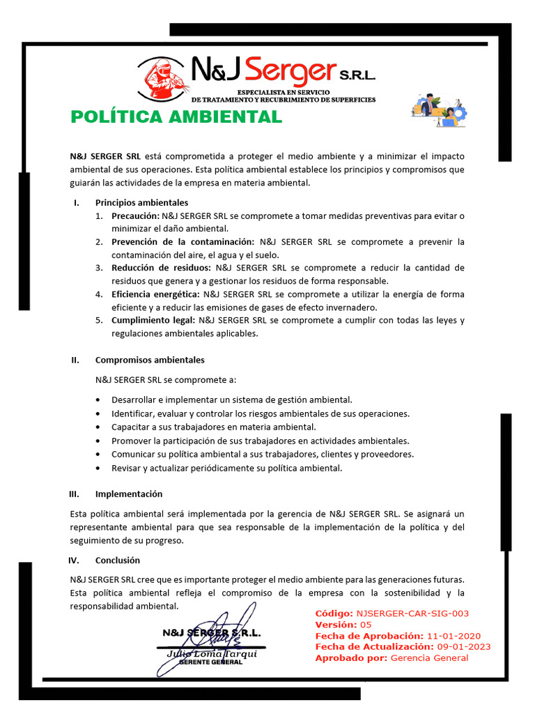 Politica Ambiental | PDF