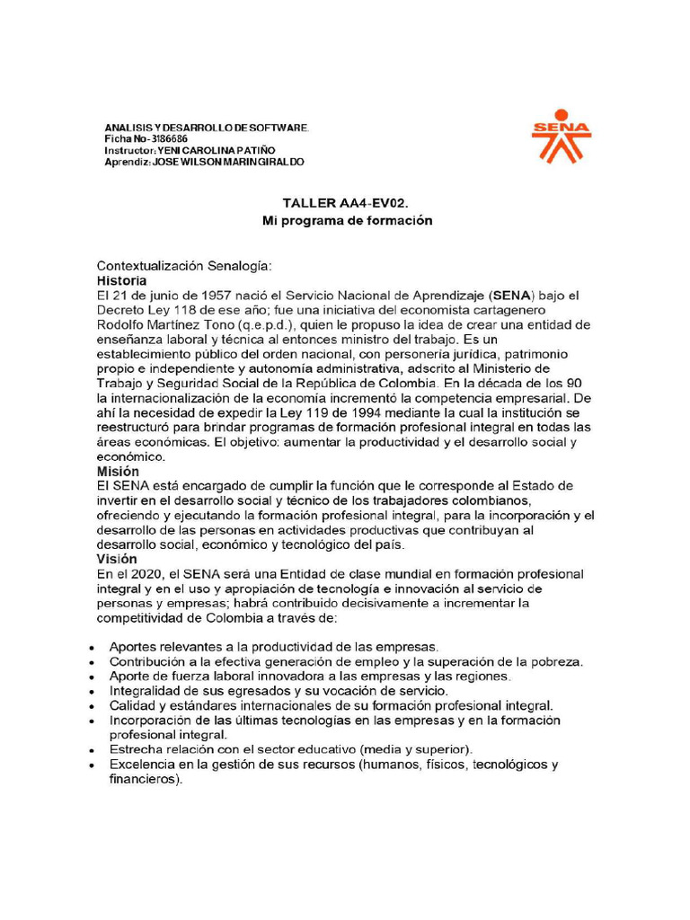 Taller AA4 EV02 | PDF