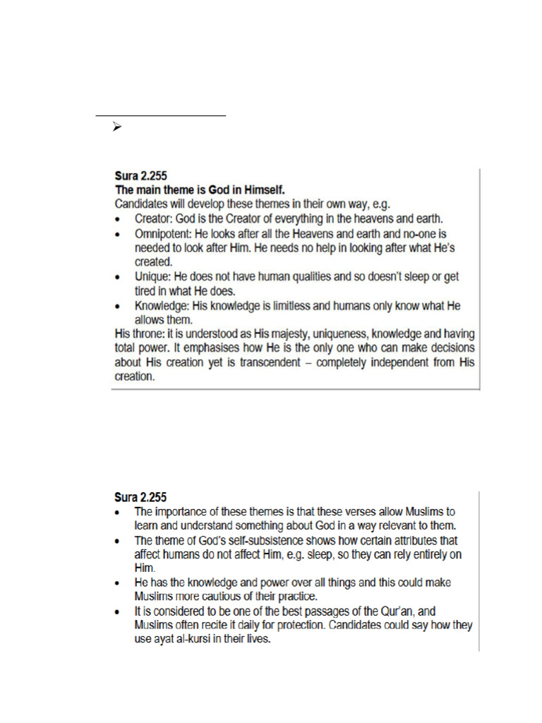 Quranic Passages Marking Scheme | PDF