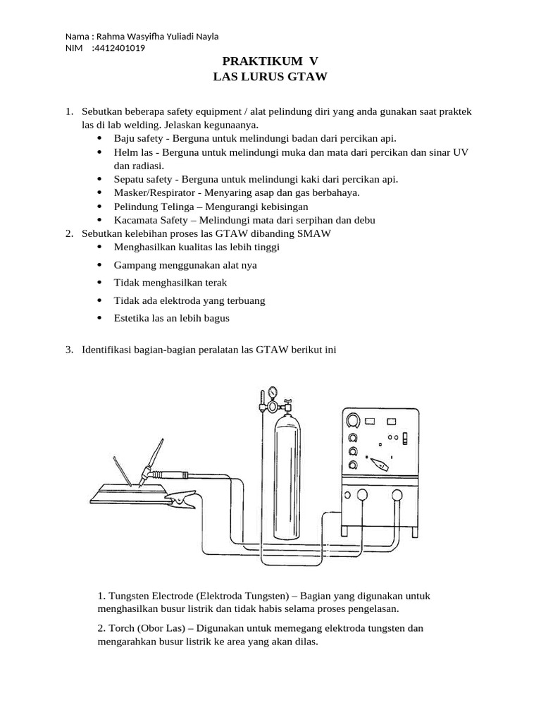 Las - Lurus - GTAW - (1) 4412401019-Rahma Wasyifha Yuliadi Nayla | PDF
