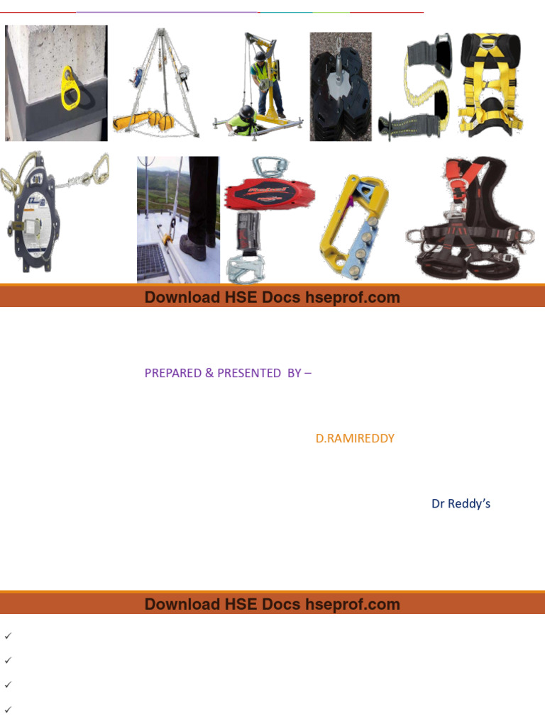 Fall Protection | PDF | Anchor | Seat Belt