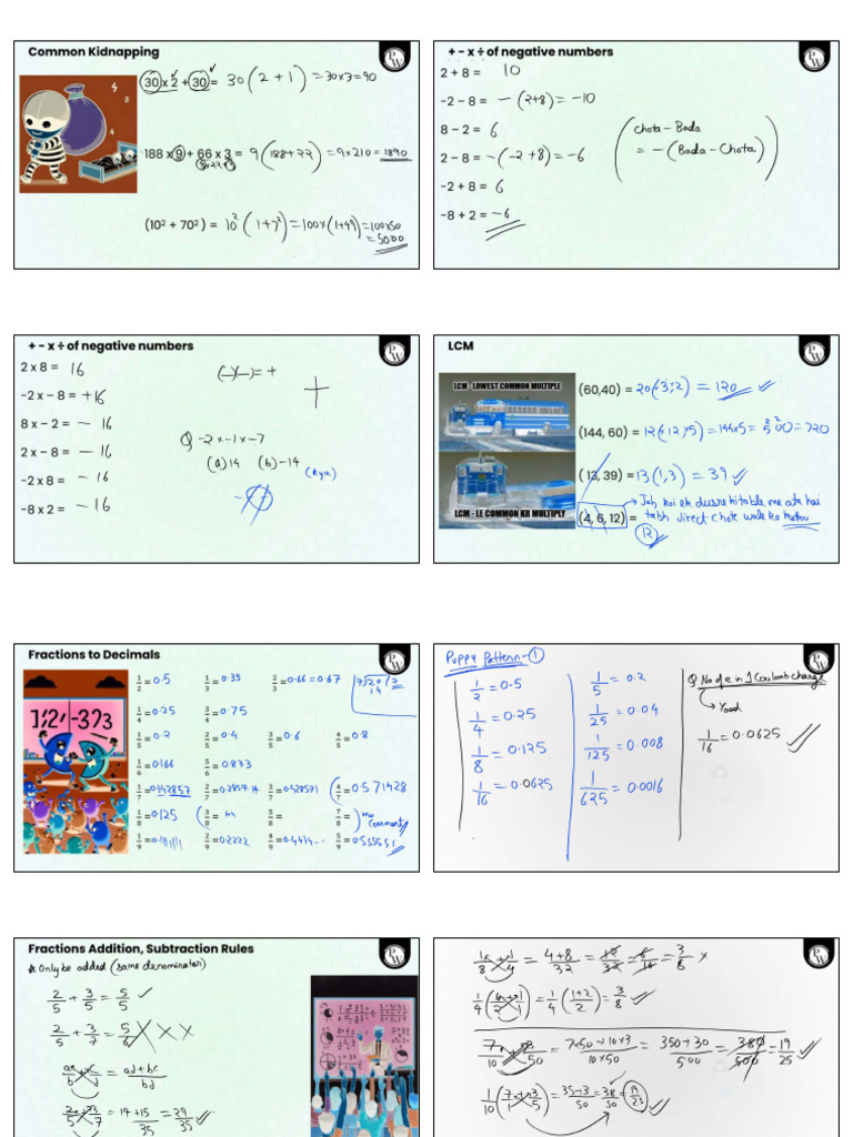 Basic Maths-Invert | PDF