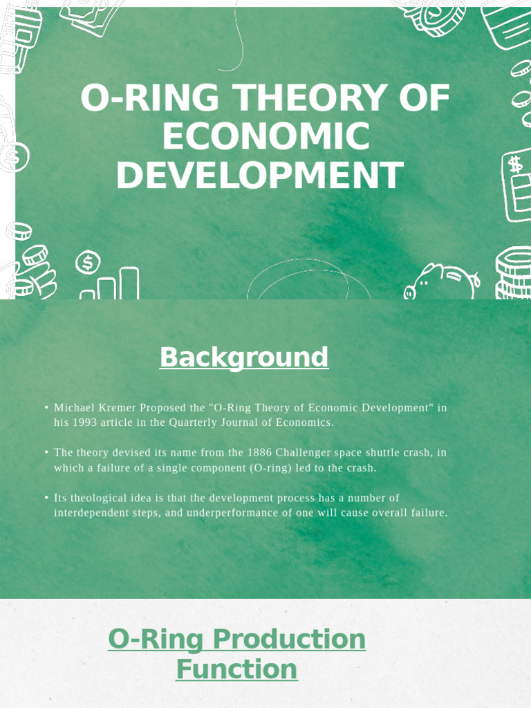 O-Ring Theory of Economic Production | PDF | Economics | Economies