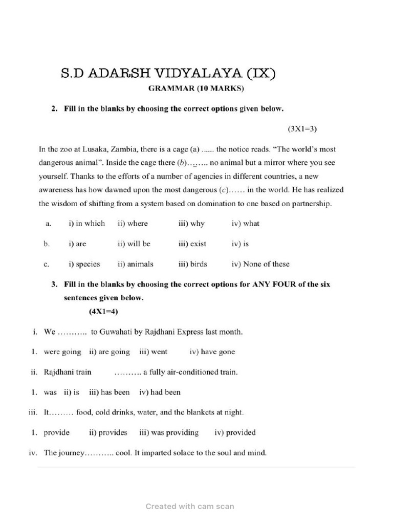 Class IX English | PDF