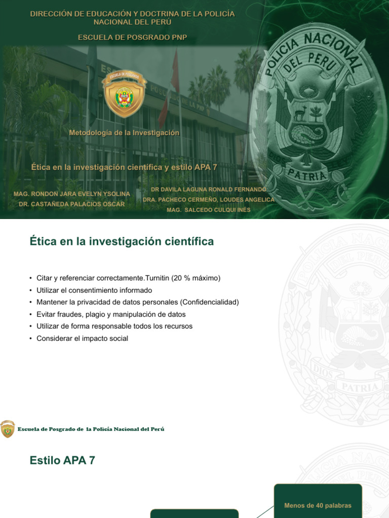 Mic 1 | PDF | Estilo apa | Policía