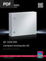 Rittal AE Enclosure Size Guide | PDF | Metals