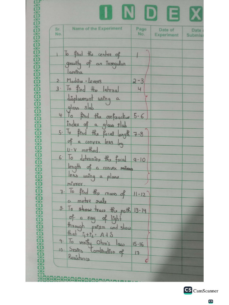 class 10 practical file | PDF