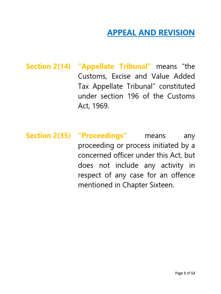 Appeal & Revision (In English) | PDF | Tribunal | Appeal