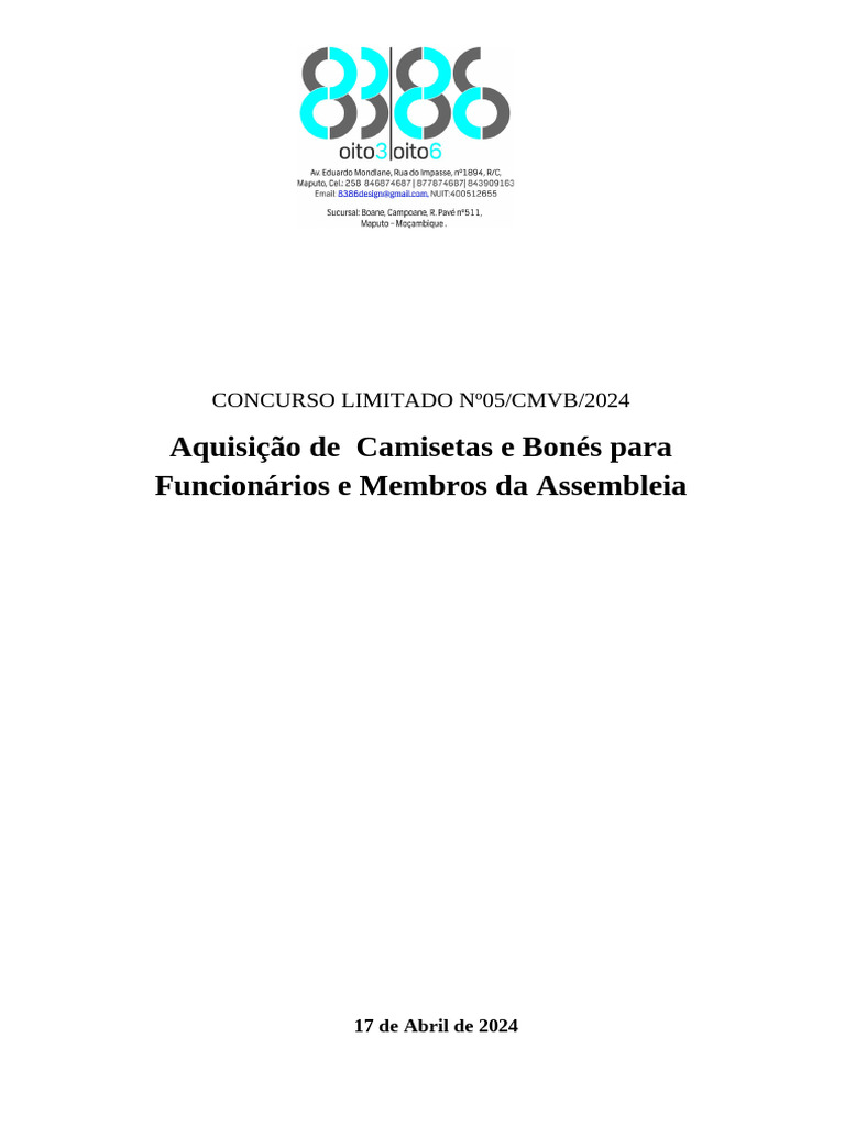 Conselho Municipal Boane Grafica | PDF