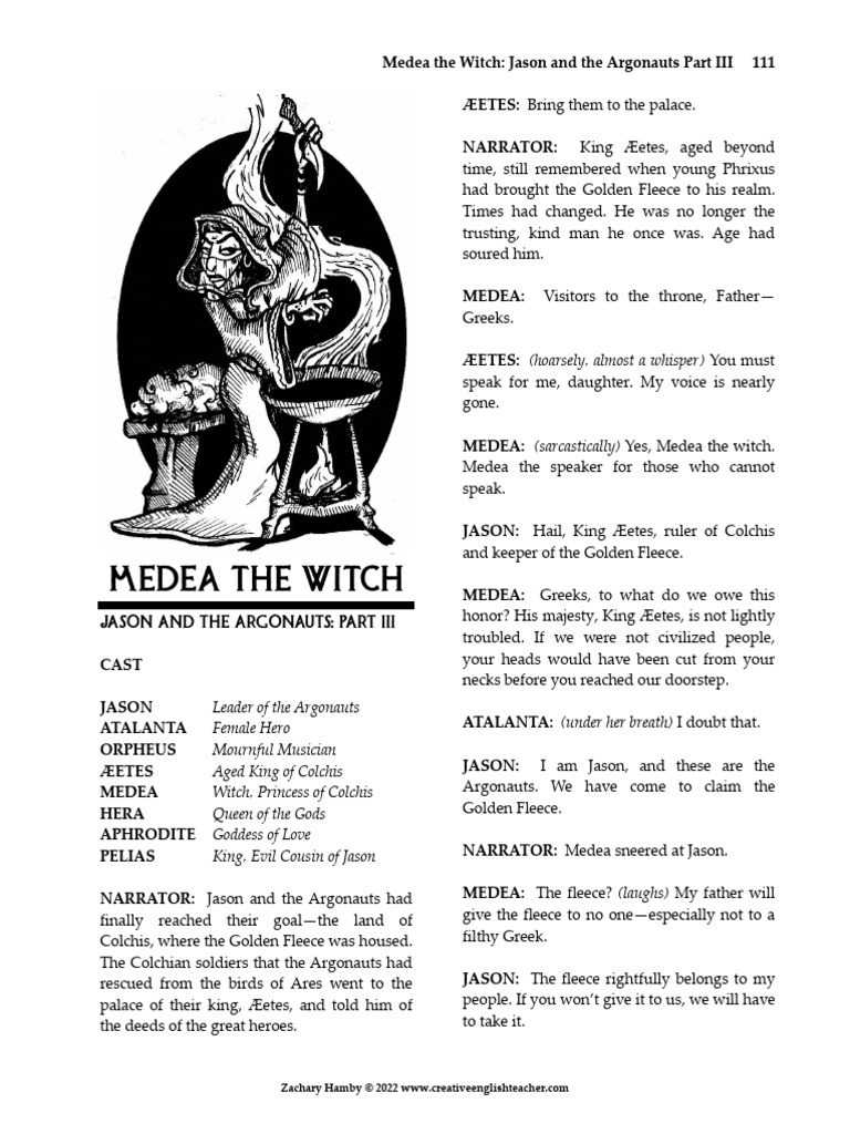 Jason Golden Fleece Medea | PDF | Jason | Argonauts