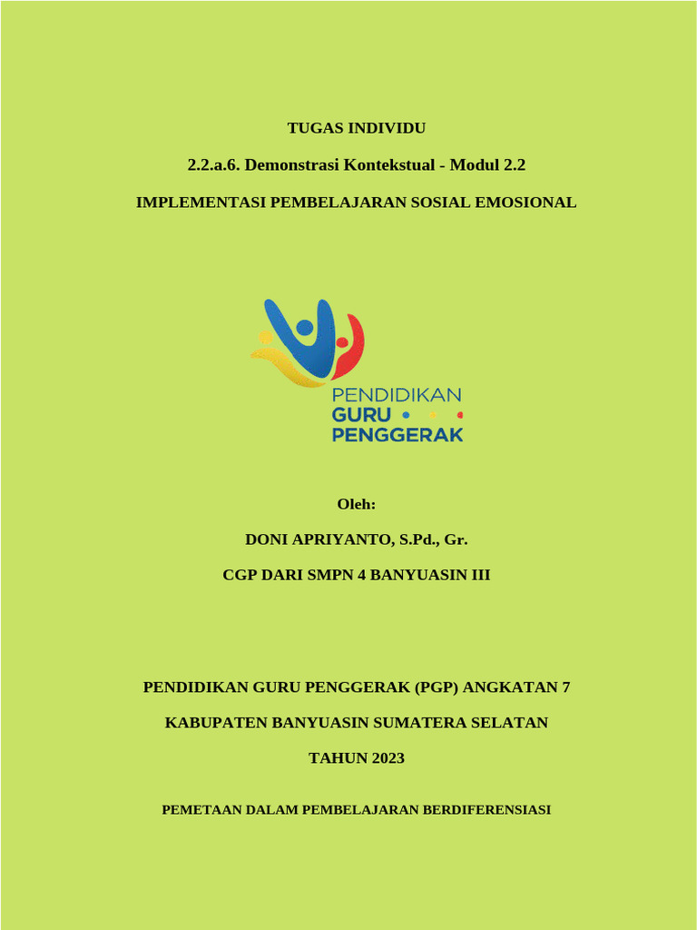 Modul Ajar Berdiferensiasi Matematika | PDF