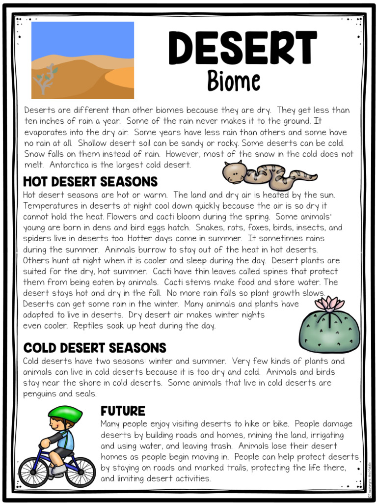 Desert: Biome | PDF | Desert | Rain