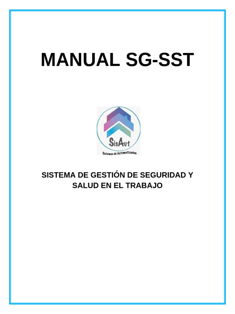 Man-Sst-001 Manual Sistema de Gestión - SST | PDF | La seguridad ...
