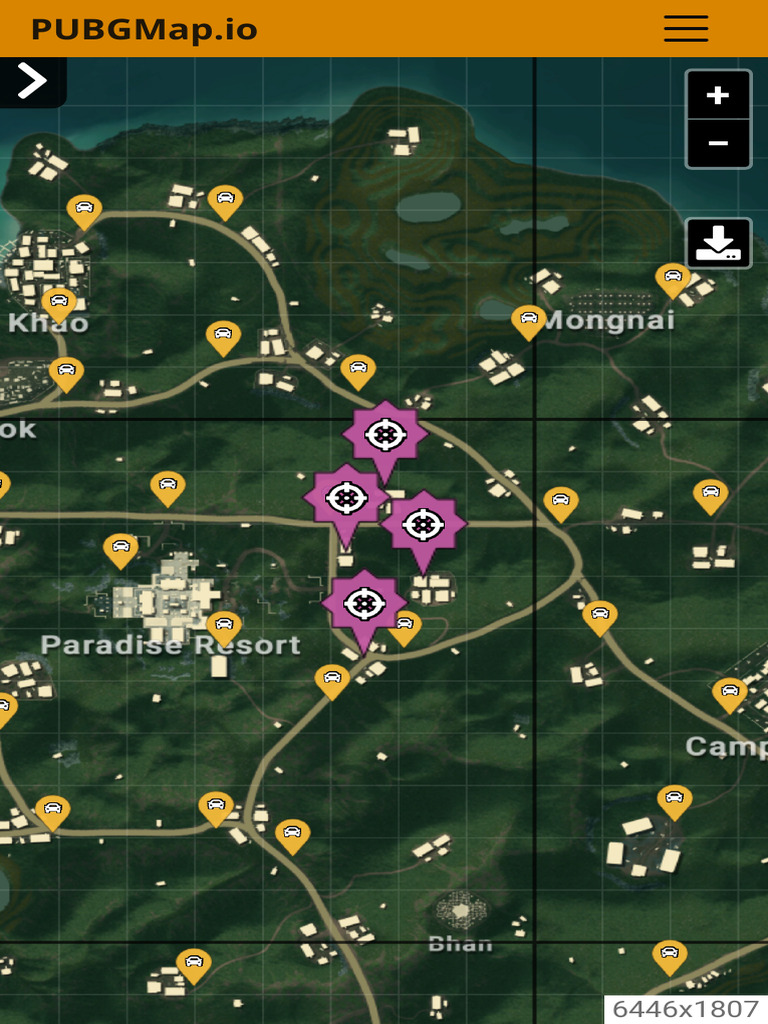 PUBG Interactive Map - Sanhok | PDF