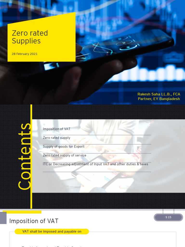 Zero Rated Supply-Unlocked | PDF | Value Added Tax | Taxes