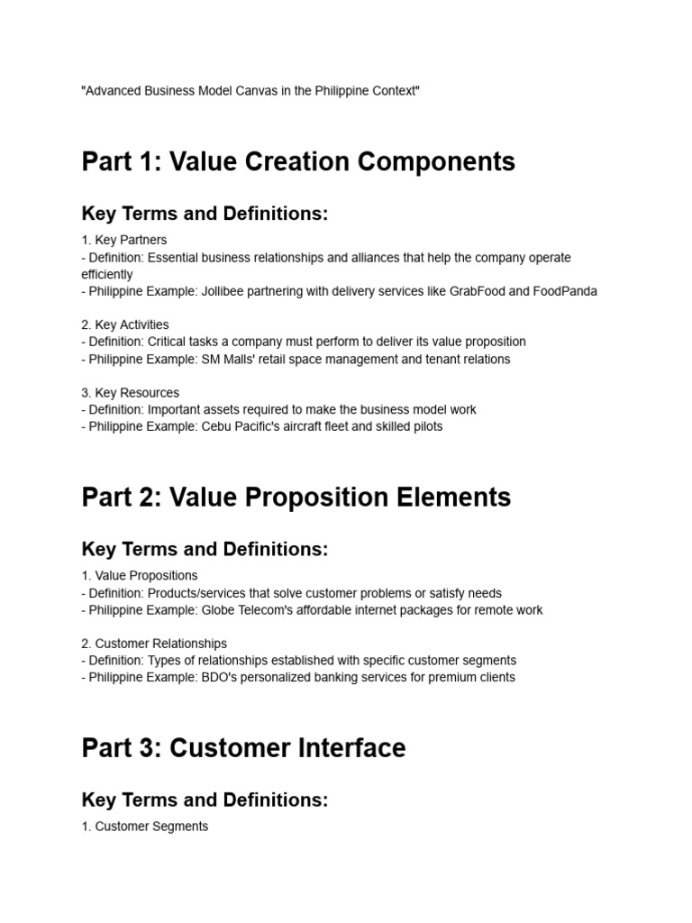 Entrep Case No. 3 Business Model Canvas Adv | PDF | Business Model | Market Segmentation