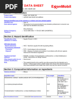Mobil DTE 24 Safety Data Sheet | PDF | Toxicity | Waste Management