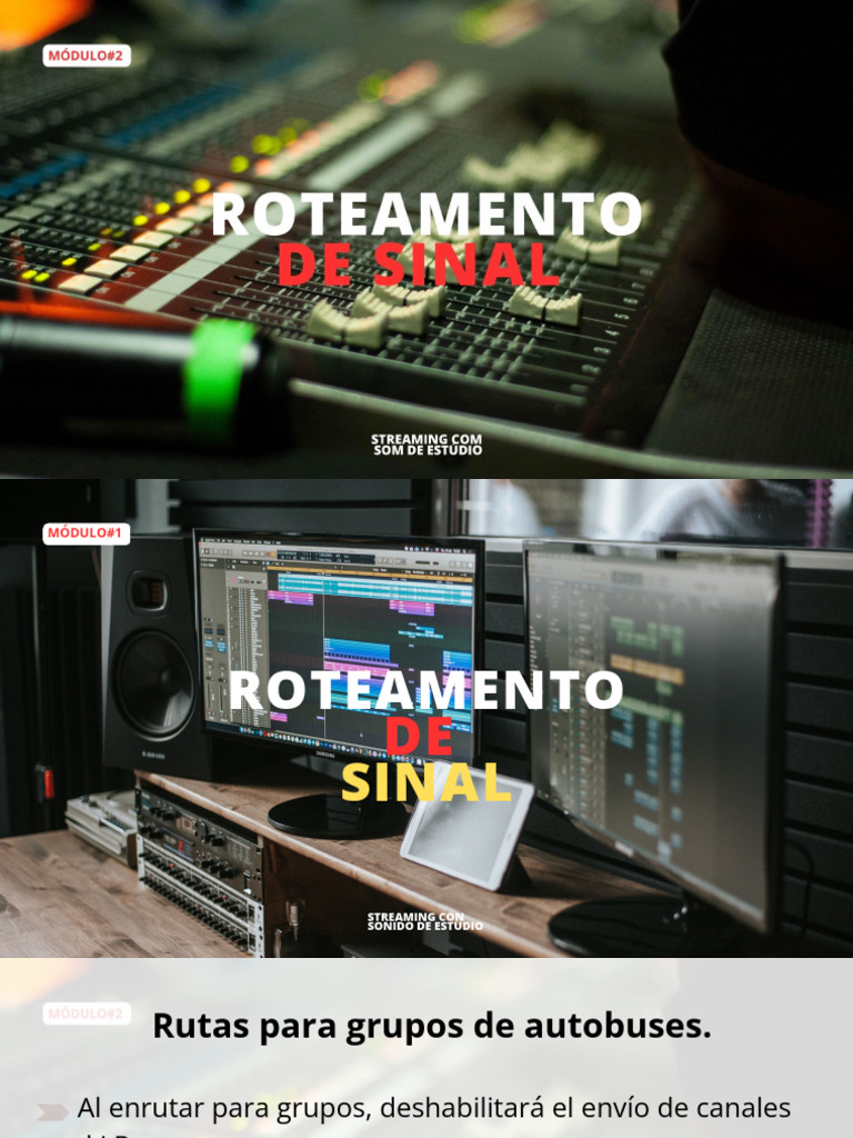 Roteamento de Sinal PDF | PDF