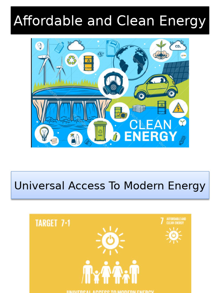 Affordable and Clean Energy | PDF | Efficient Energy Use | Renewable Energy