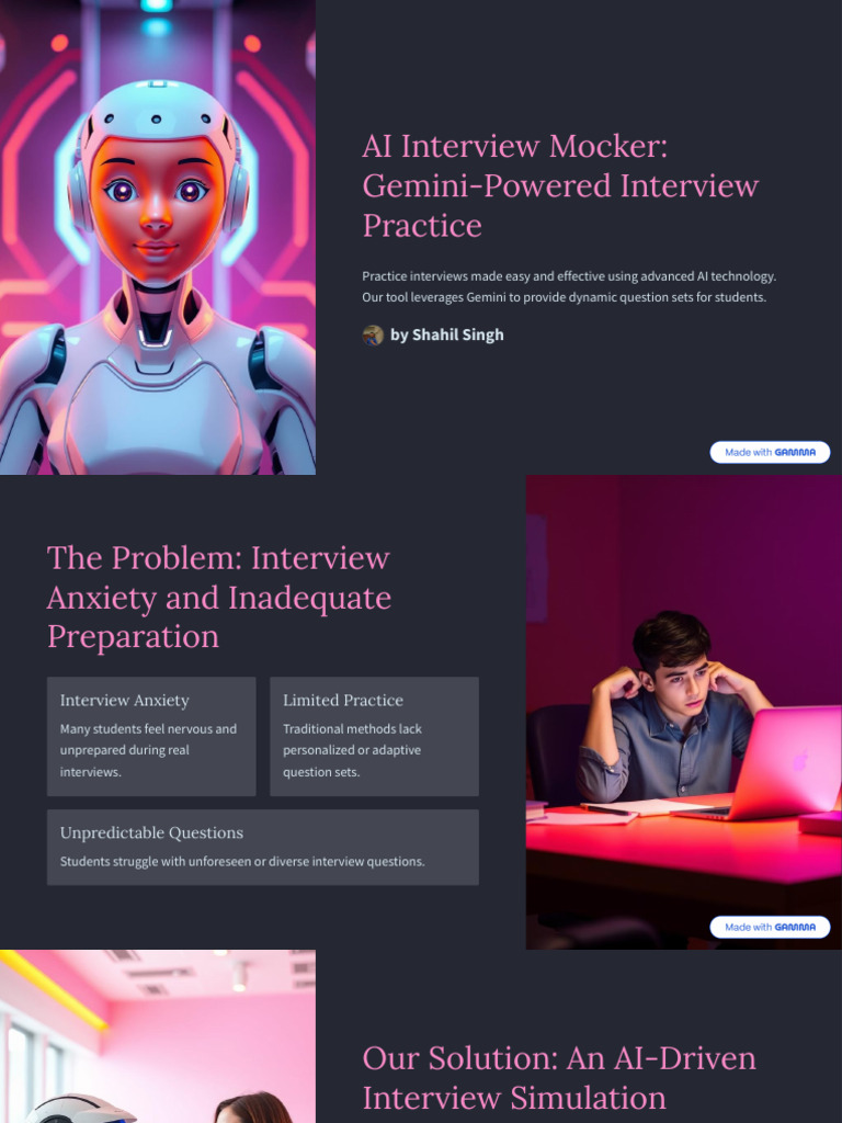 AI Interview Mocker Gemini Powered Interview Practice | PDF | Artificial Intelligence ...