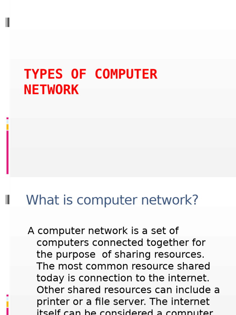 Types of Computer Network A | PDF