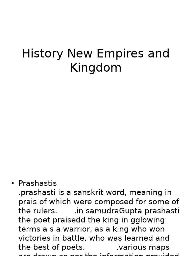 History New Empires and Kingdom | PDF