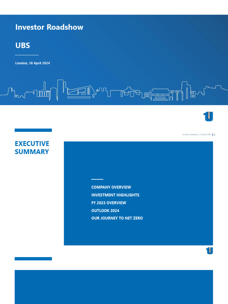 Buzzi Unicem Investor Roadshow 2024 | PDF | Investing | Equity (Finance)