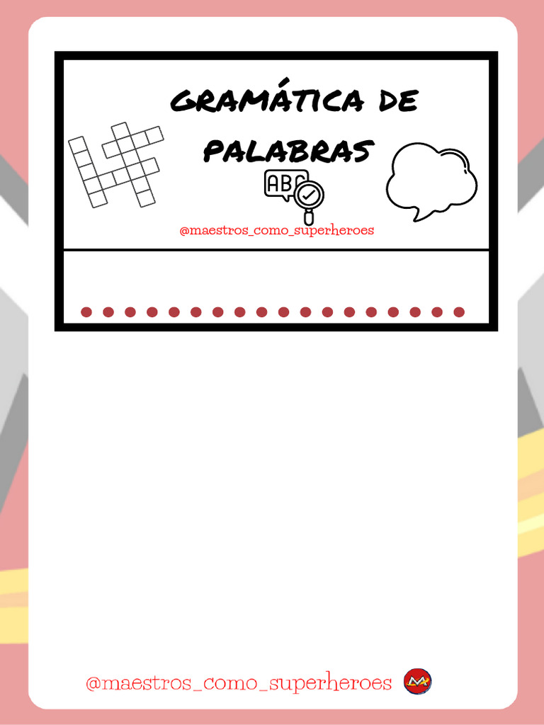 Flipbook Gramã Tica de Palabras | PDF