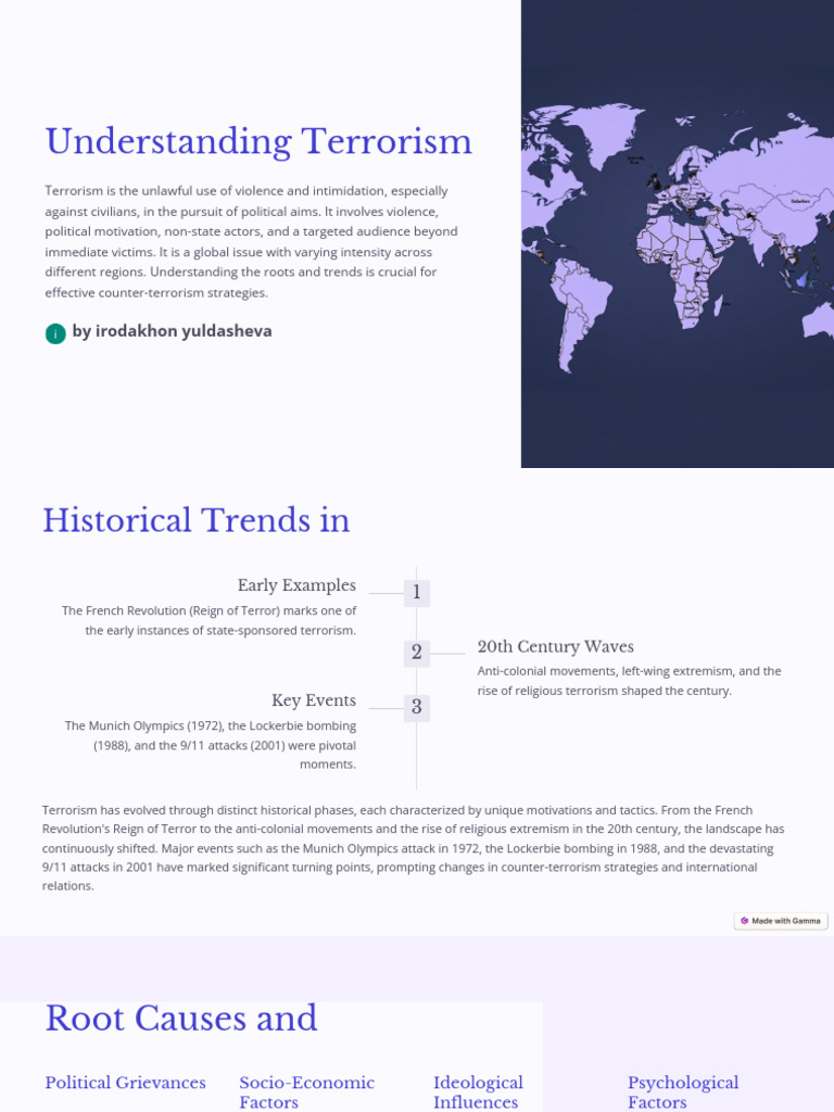 Understanding Terrorism PDF | PDF | Violence | Insurgency