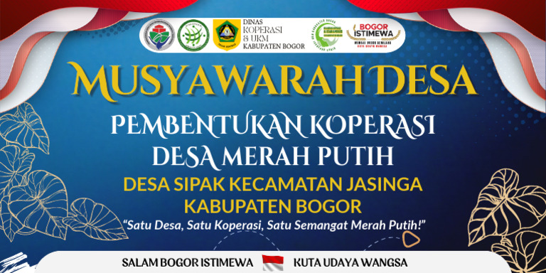 Spanduk MUSDES Koperasi | PDF