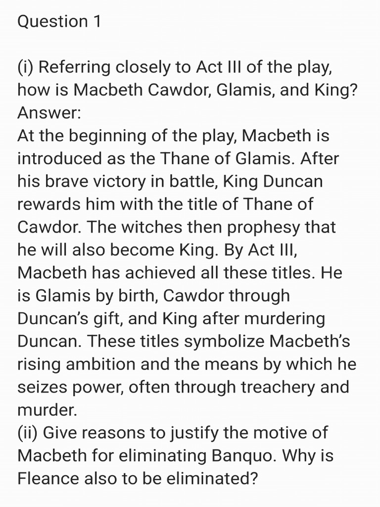 Macbeth Act 3 - 250515 - 200256 | PDF