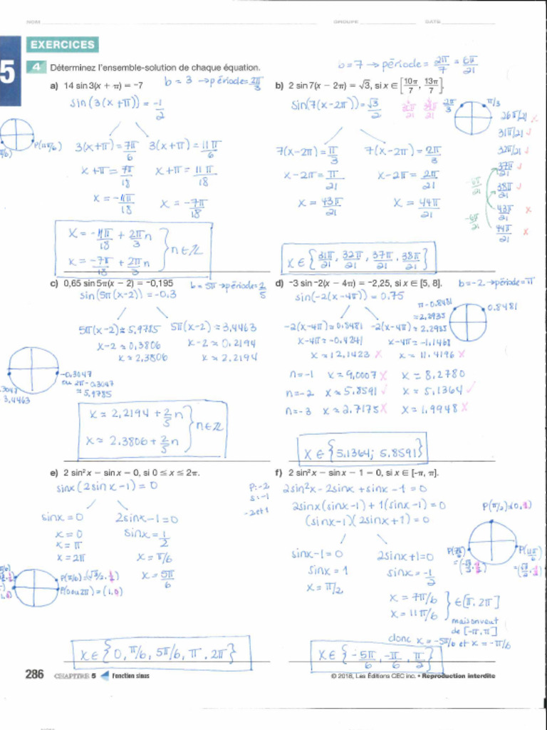 Corrigé Devoirs L, M Et N | PDF