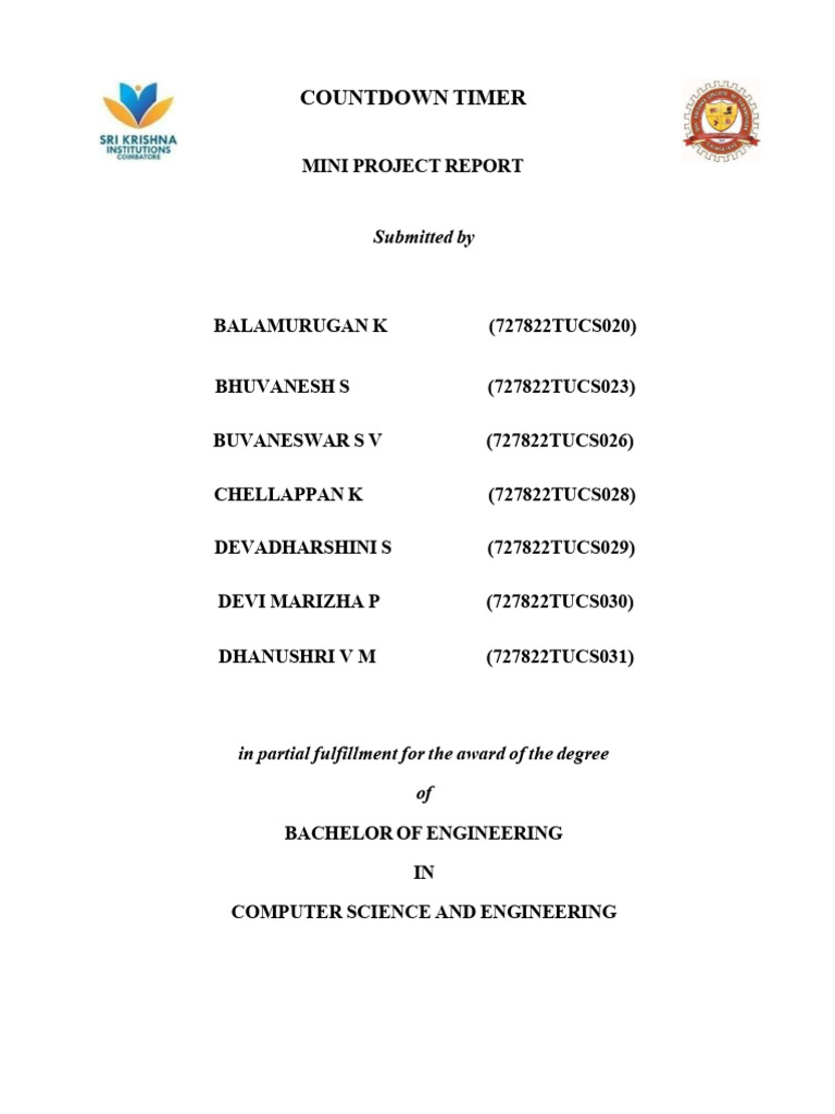 Python Countdown Timer Project | PDF | Usability | Mobile App