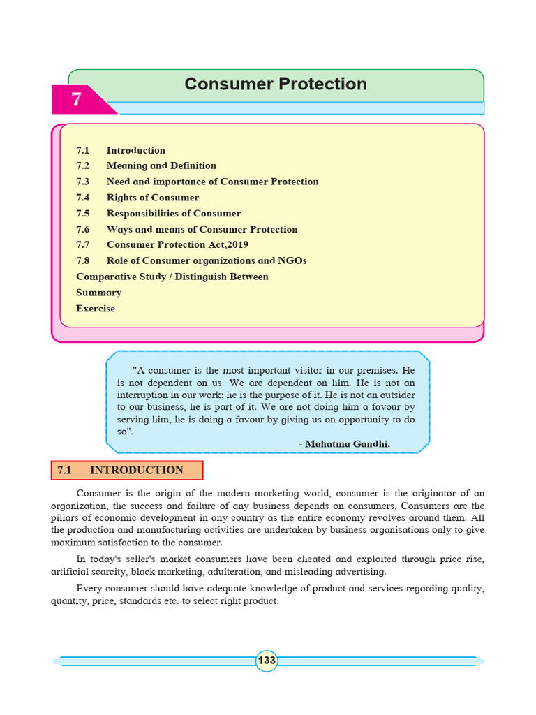 Understanding Consumer Rights and Protection | PDF | Consumer ...